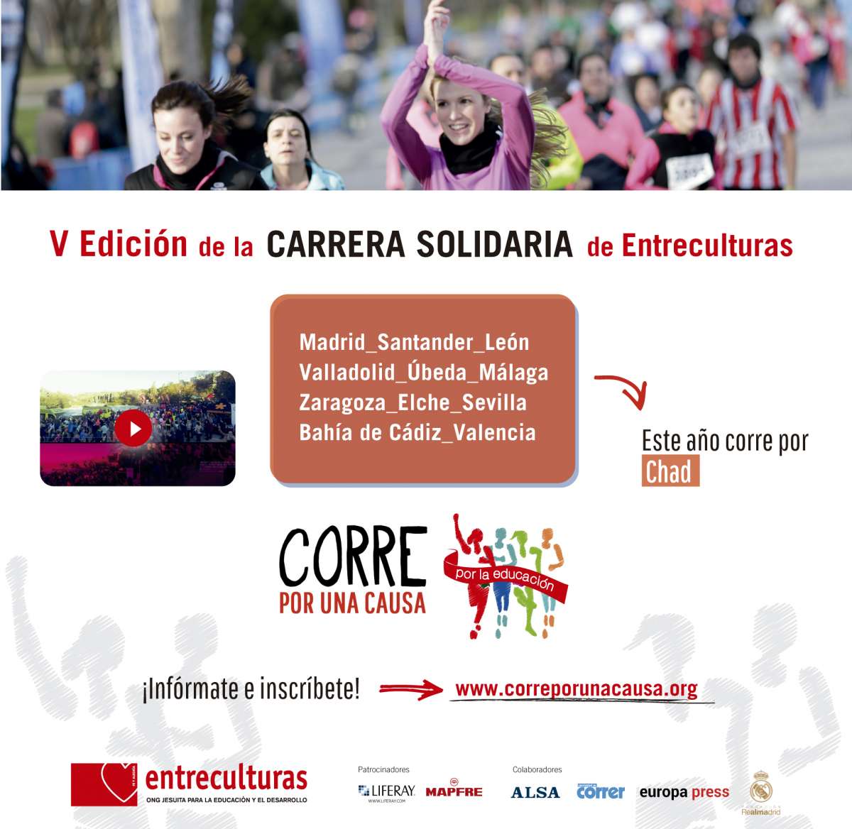 Abiertas las inscripciones para la V Carrera Solidaria de Entreculturas ...